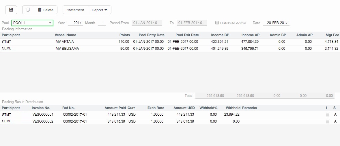 IMOS - Withholding from Payments to Owners